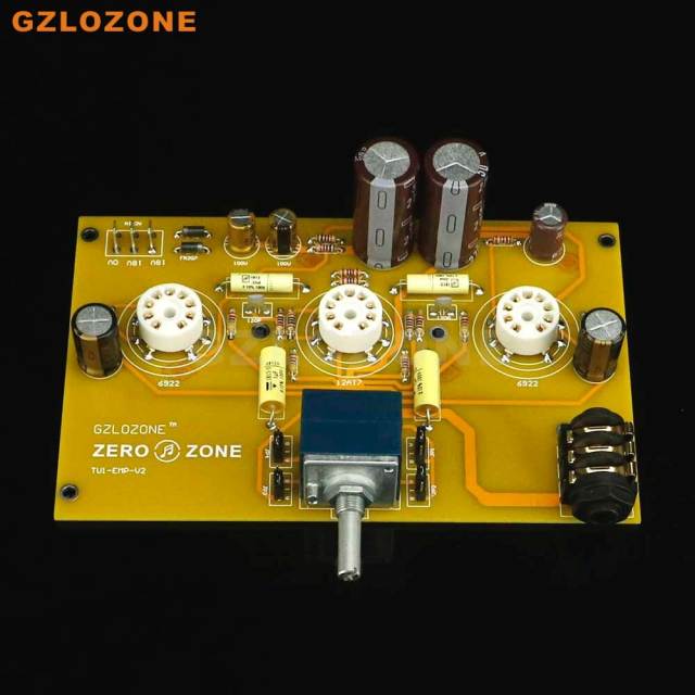 TU1-EMP V2 6922+12AT7 Tube Headphone Amplifier PCB/DIY Kit/Finished ...