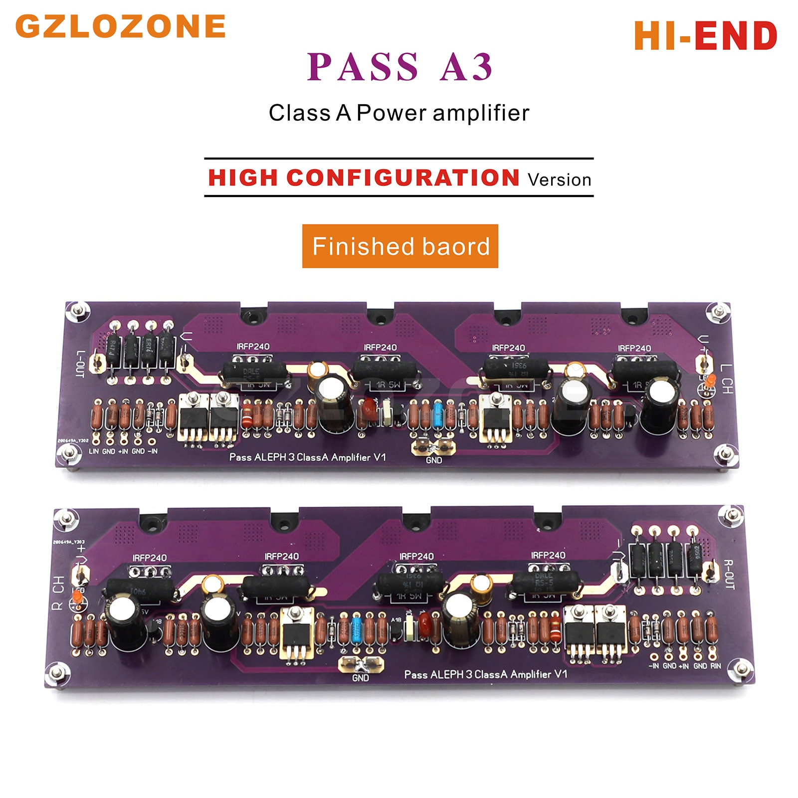 HI-END High Configuration Ver PASS A3 Pure Class A Power Amplifier Base ...
