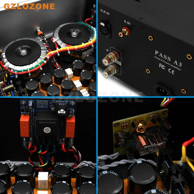 HI-END PASS A3 Pure Class A Power Amplifier Support XLR /RCA Input 30 ...