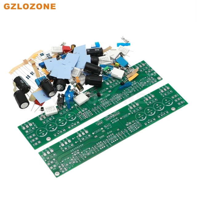 2CH HIFI E305 FET Differential Architecture Power Amplifier DIY Kit ...