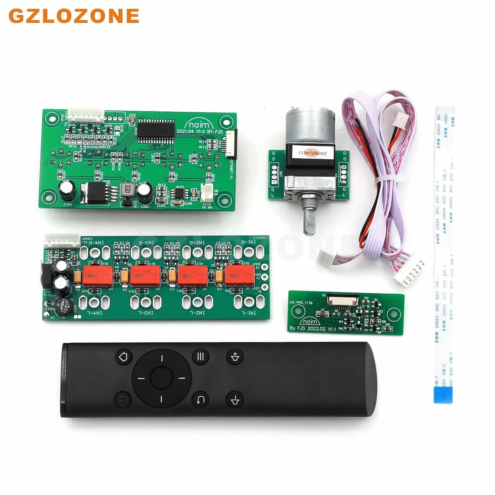 Naim Style Remote Volume Control Board With 4 Way Audio Input Choose ( B6-95),Remote Volume Kit ...