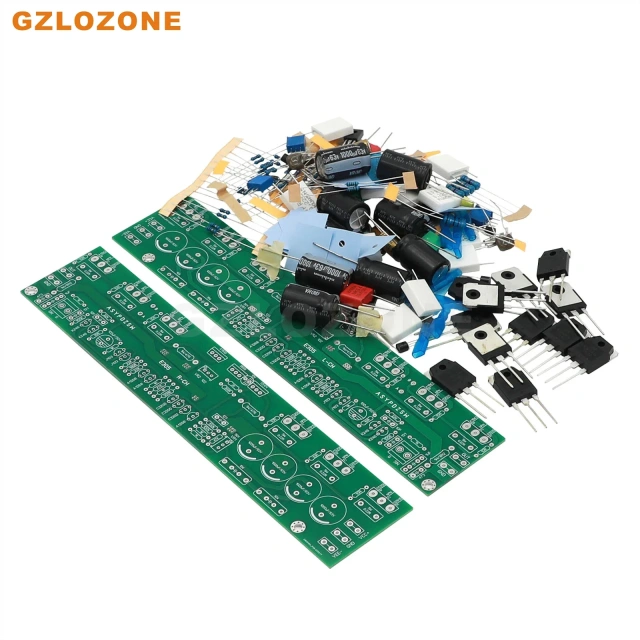 2CH HIFI E305 FET Differential Architecture Power Amplifier DIY Kit ...