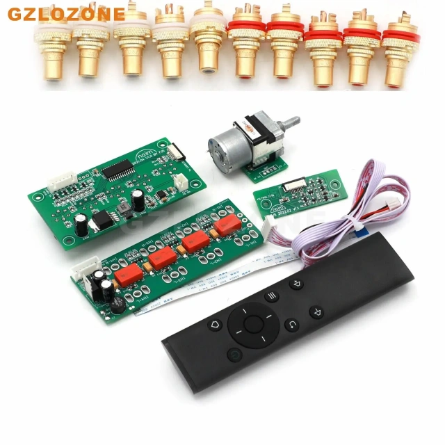 Naim Style Remote Volume Control Board With 4 Way Audio Input Choose ( B6-95),Remote Volume Kit ...