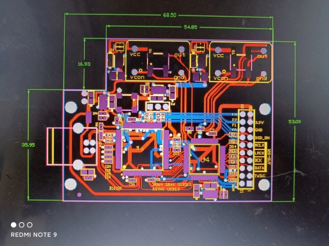 Italian USB asynchronous clock digital interface five LT3042 ...