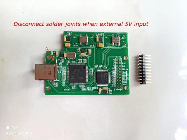 Italian USB asynchronous clock digital interface five LT3042 ...