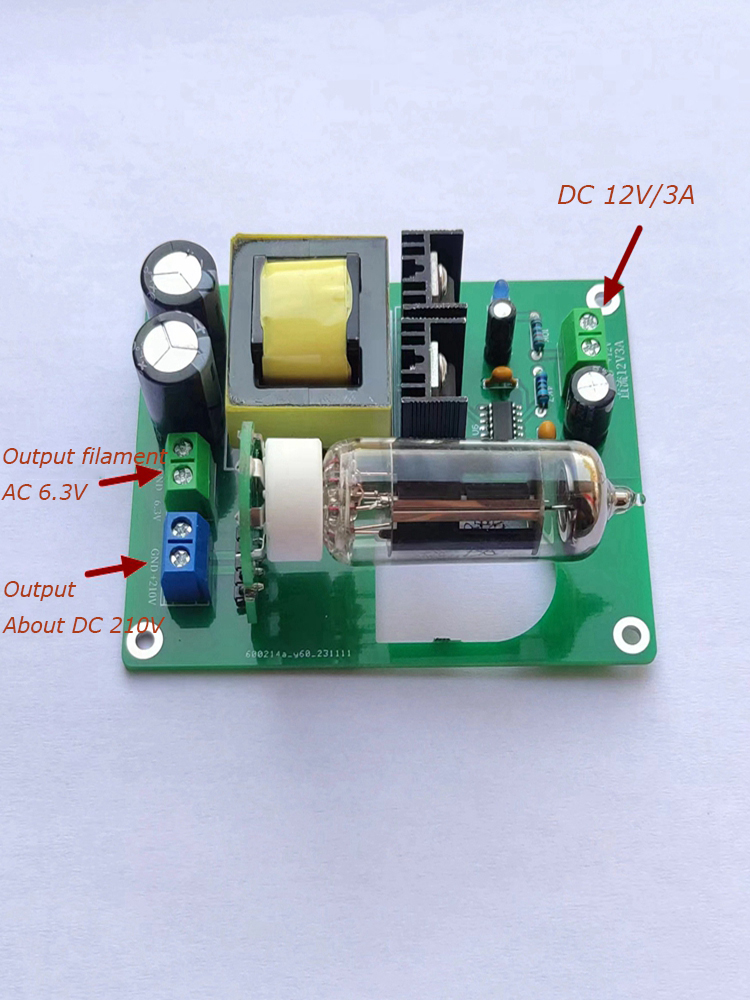 12V Tube Pre-amp / Filament Filter Boost Power Supply Board DIY Kit