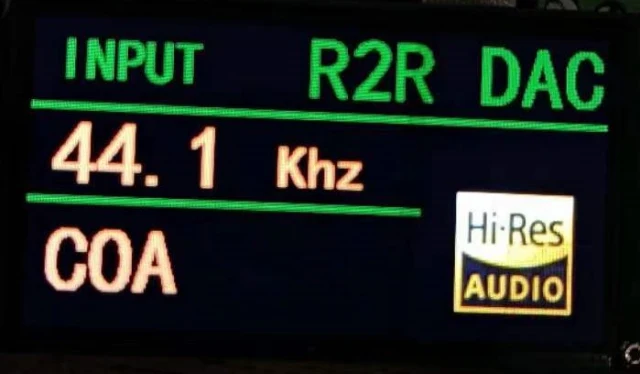 Positive and negative DAC complementary R2R decoding board, PCM 4-bit ...
