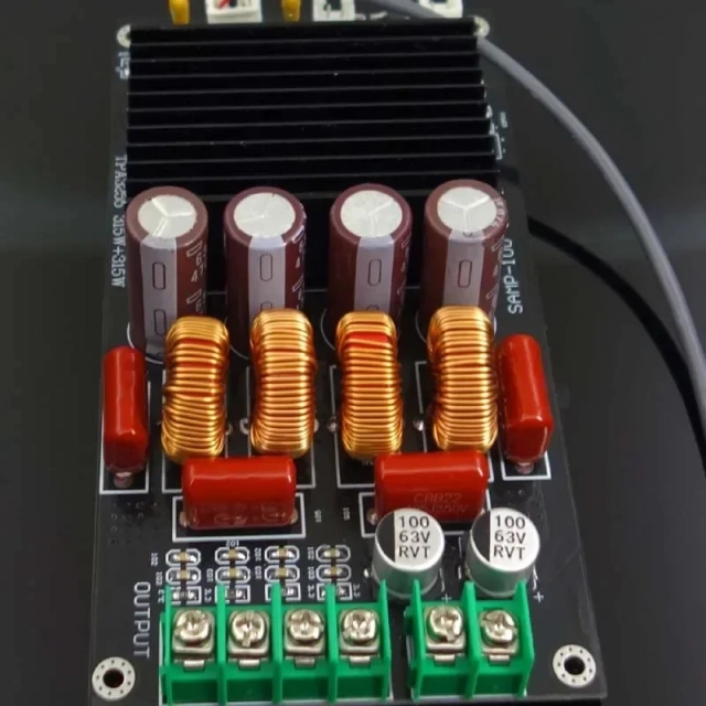 AMP-100 TPA3255 2x300W 600W Class D High Power HiFi Amplifier Board Amp Module for DIY