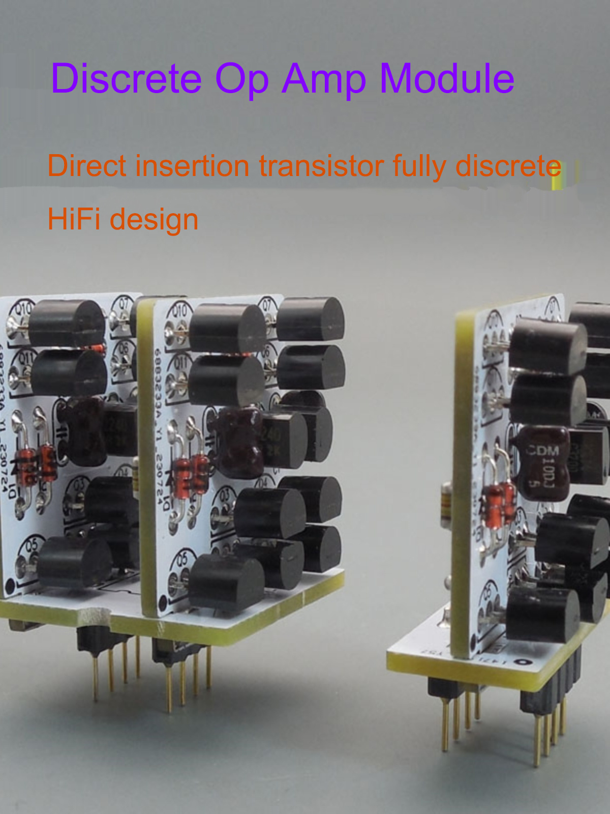 Hifi Fully Discrete Op Amp Module Low Noise Field Effect Transistor Differential Input Large