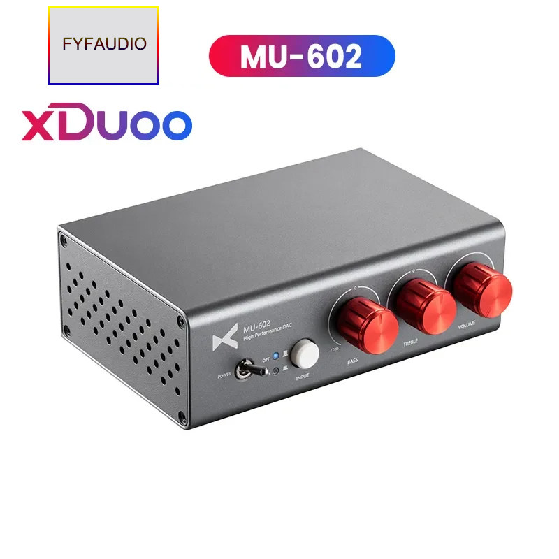 MU-602 Decoder Spdif DAC Support 192kHz/24Bit Two RAC Output MU602 High ...