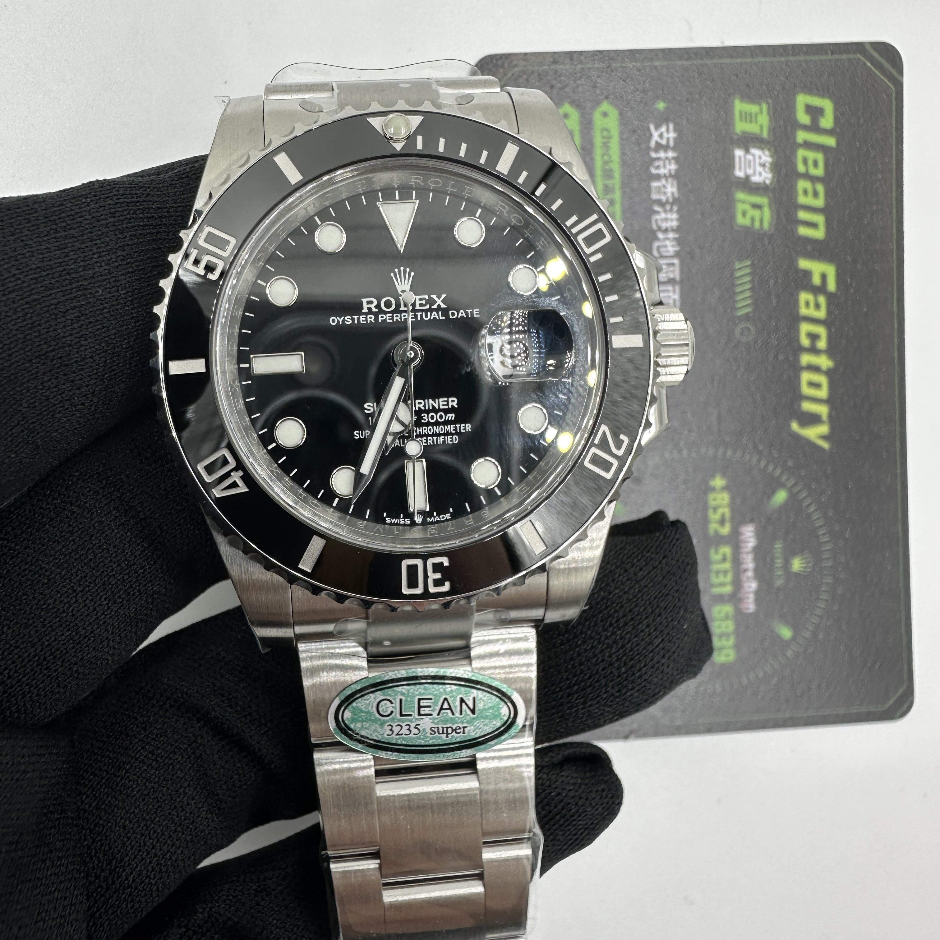 Clean廠黑水鬼3235-CleanRolex-CleanFactory直營店