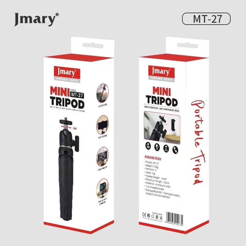 Jmary MT27 Portable Selfie Vlogging Tripod Stand for Mobile,camera