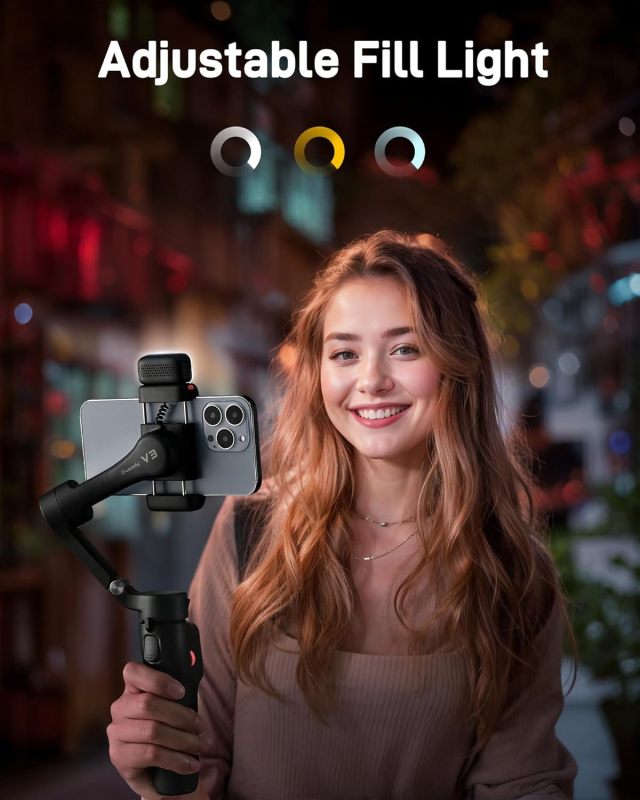 hohem iSteady V3 Gimbal Stabilizer for Phone Gimbal with Magnetic AI ...