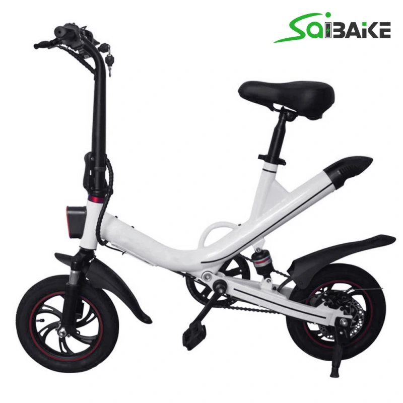 SA-V1 E-bike 12" Folding Electric Bike,350W Motor Max Speed 25km/h ...
