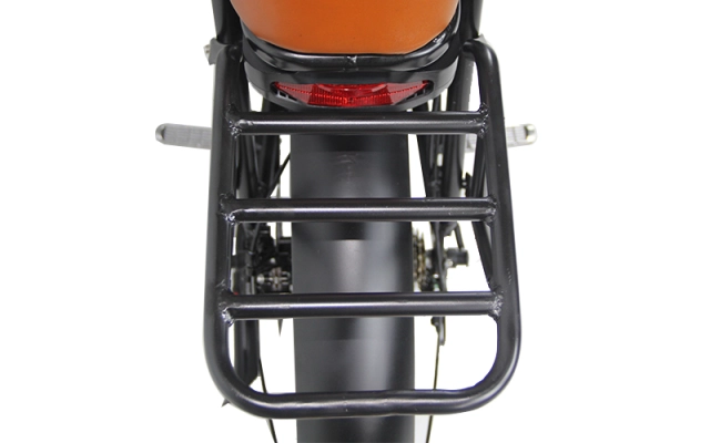 Dual Motoer eBike with Rear Rack Basket Electric Bikes Bicycle for ...