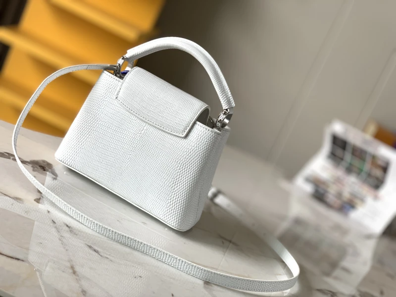 Louis Vuitton Capucines lizard skin MINI M99527 mirror boutique