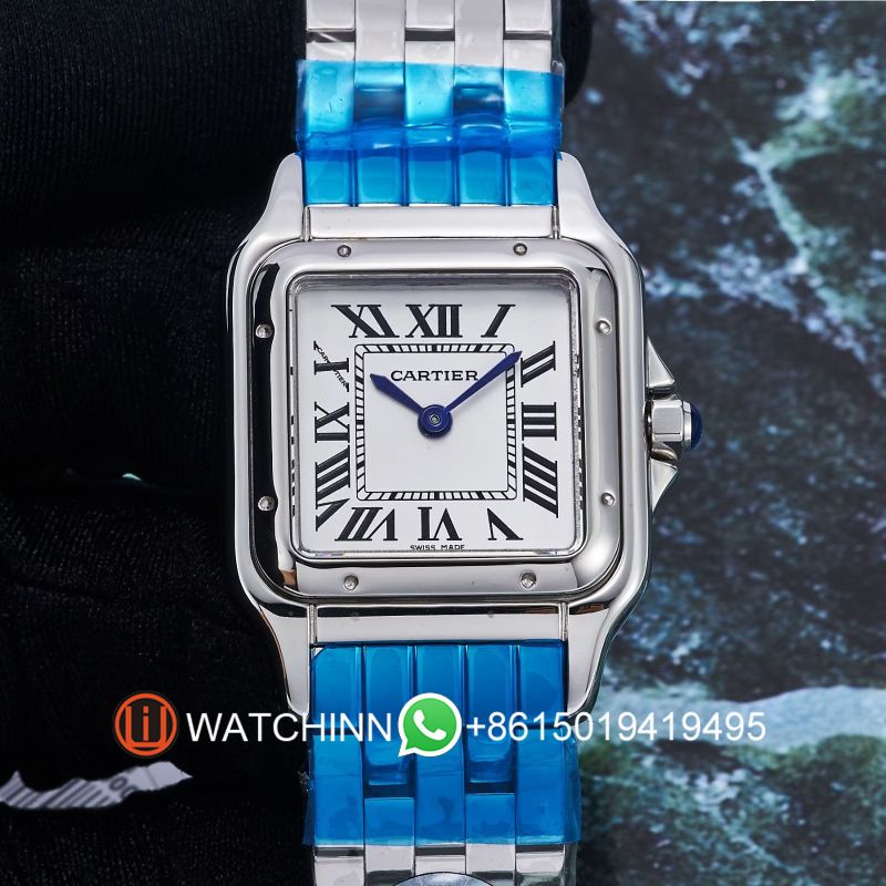Replica Cartier Watch 3A Quality Swiss Quartz Movement 316L Steel 27 ...