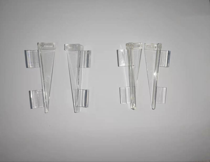 plastic shelf bracket 2 sets (4 pcs)