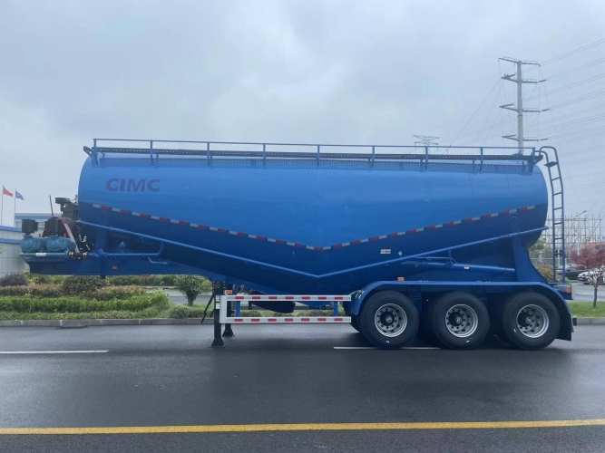 CIMC 3 AXLES BULK CEMENT TANK TRAILER, 40M3 /45M3,SHACMAN TRUCKS FOR ...