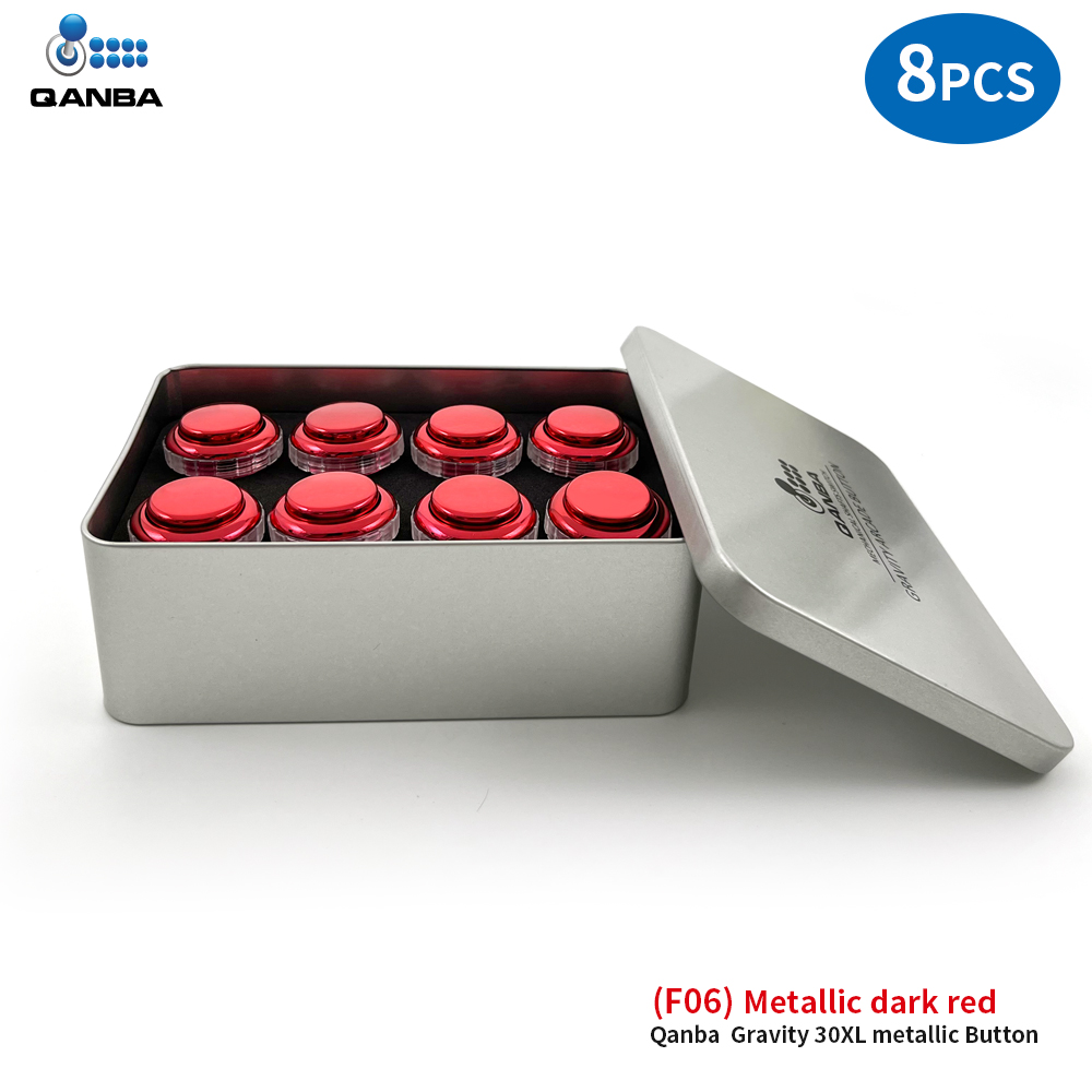 QANBA Gravity LX 30mm Metallic Arcade buttons