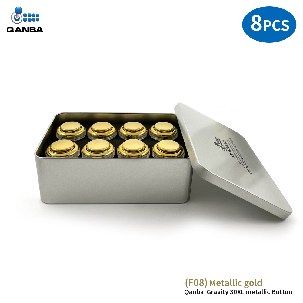 QANBA Gravity LX 30mm Metallic Arcade buttons