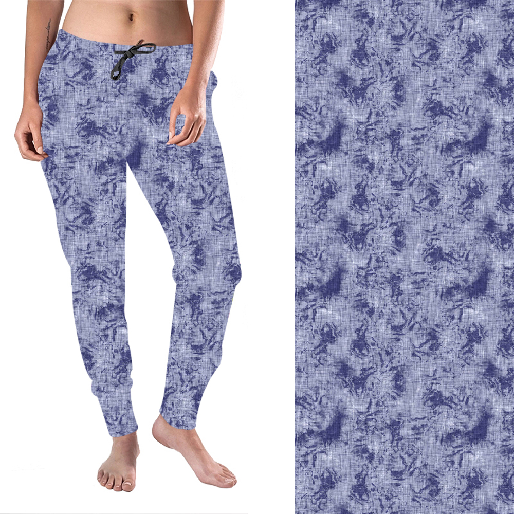 Purple texture full Jogger,Full Jogger