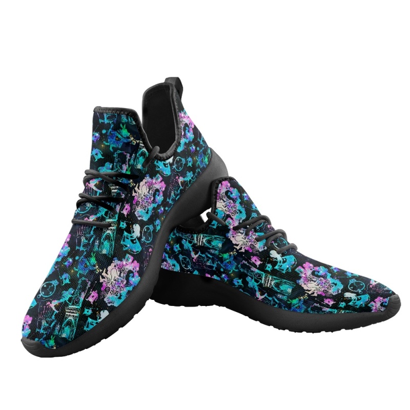 Fly-knitted shoes for adults