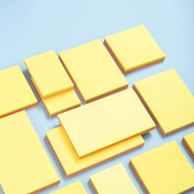 M&G 3*2inch 3*3 inch 3*4inch 3*5inch Neon Color Sticky Notes 4 Colors ...
