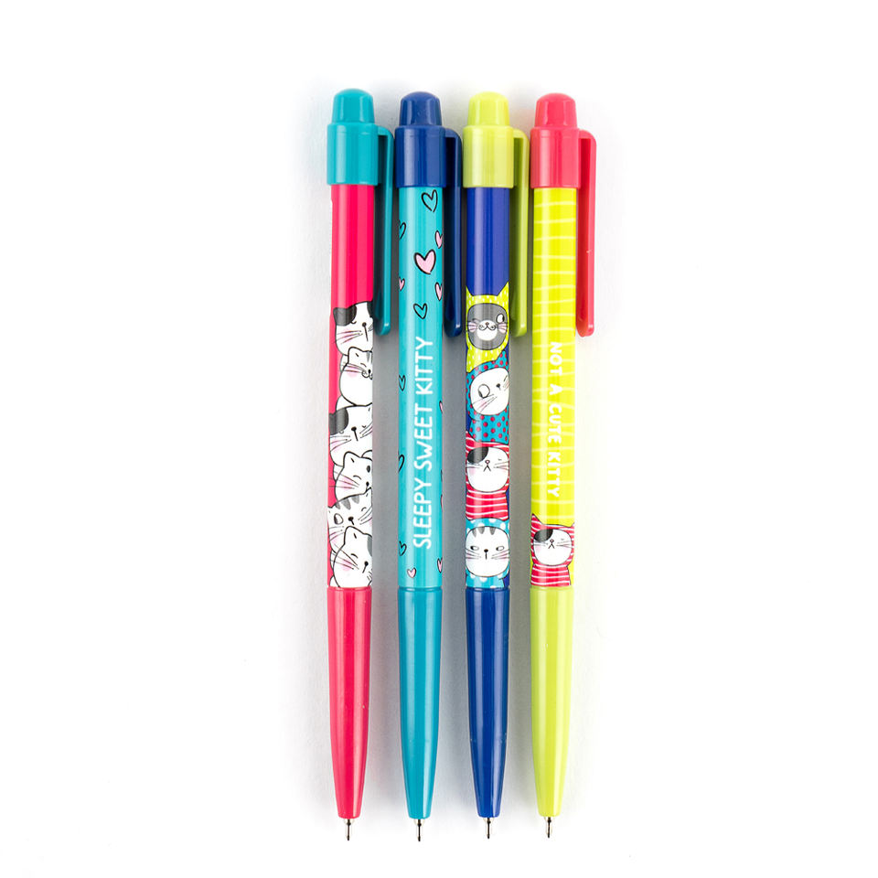 M & G Retractable Ballpoint Pen 0.5mm Blue Ink Promotional Plastic Ball ...