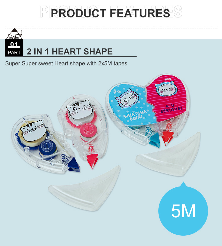 M&G Cute Kawaii Cartoon White Out Correction Tapes Custom OEM Students ...