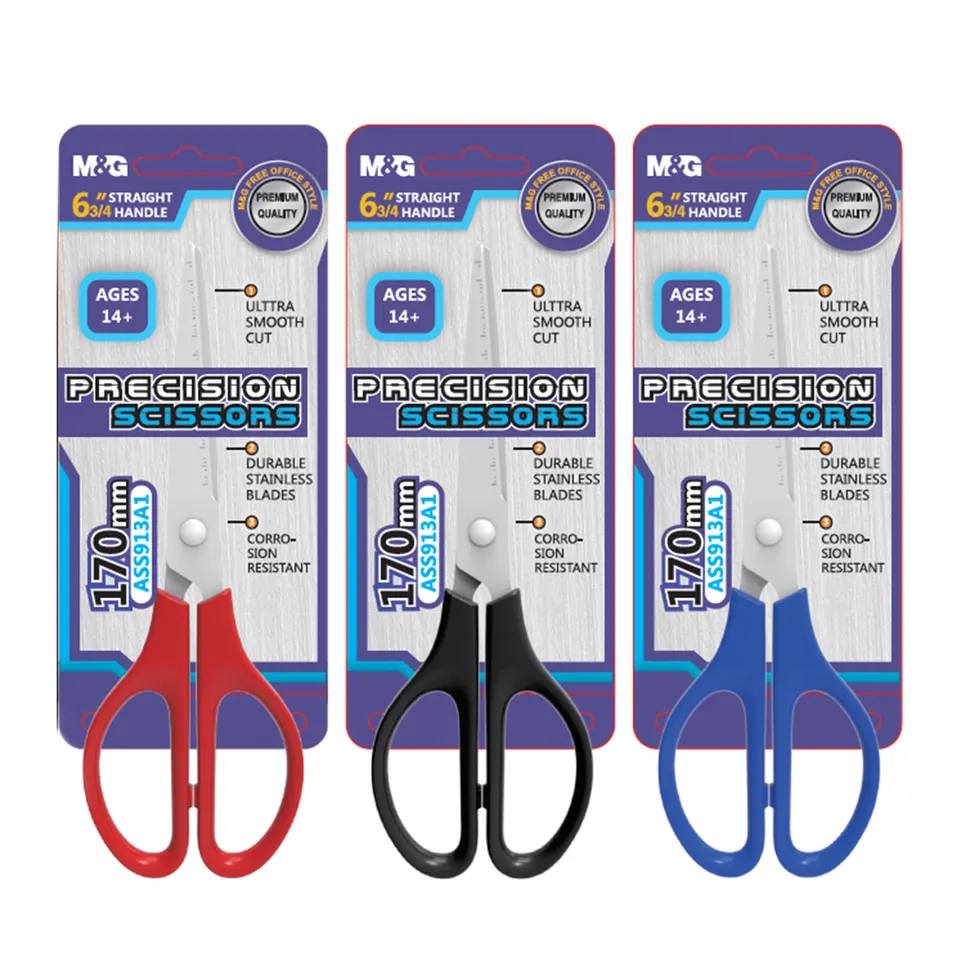M&G Straight handle Office Scissors 170mm 195mm 210mm Try me package