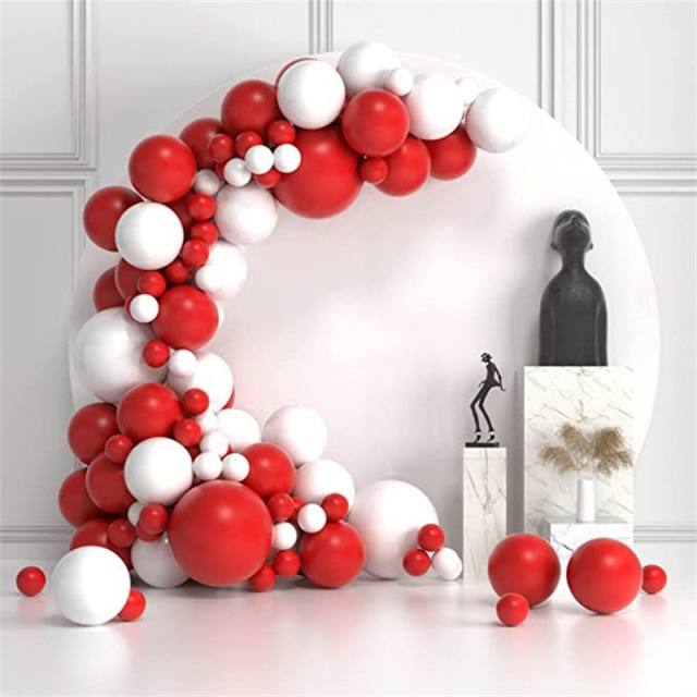 Arch Balloon chain Birthday party decoration balloon set Balloon chain ...