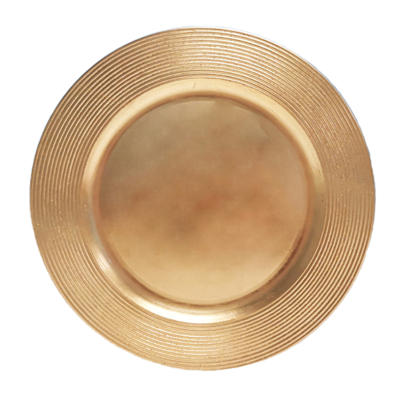 Gold Foil Charger Plates