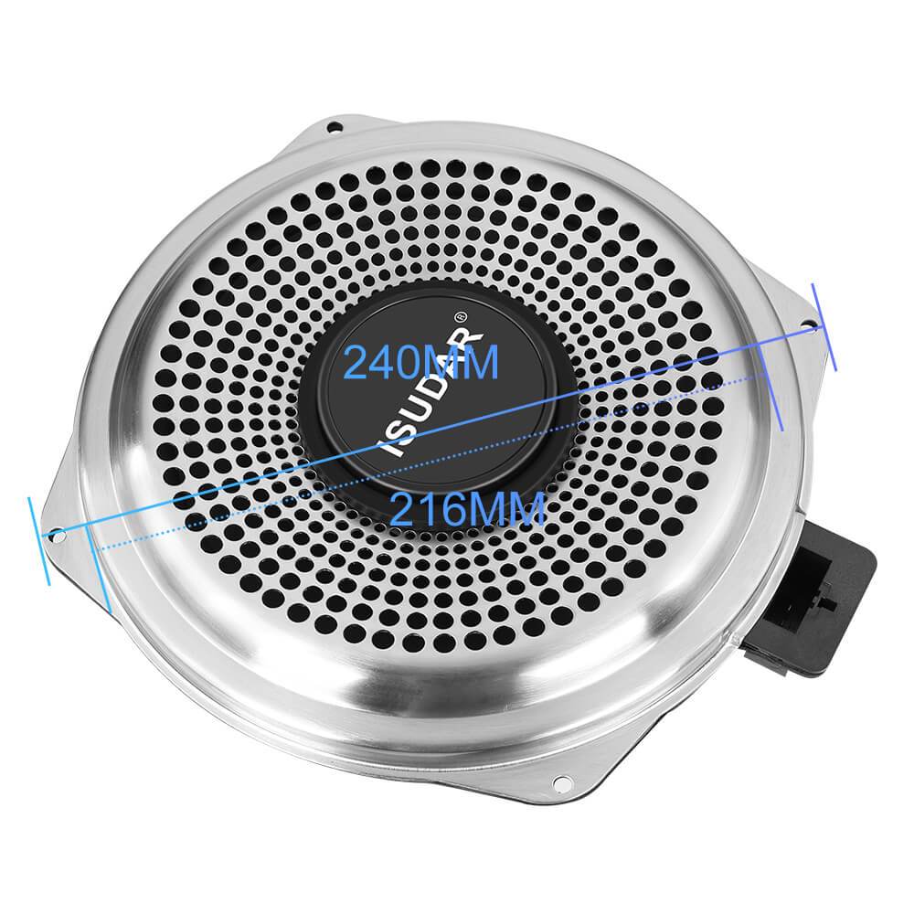 ISUDAR GBM802O GHOST BMW UNDERSEAT SUBWOOFER V2, 8 OHM, PAIR