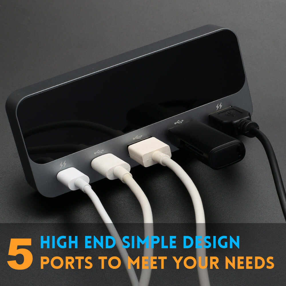 USB HUB For 2021 Tesla Model 3 Model Y USB Ports Splitter Docking ...