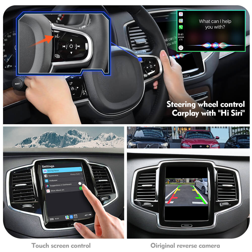 ISUDAR Apple Carplay Kit Module for Volvo XC90/XC60/XC40/S90/S60/V60 ...