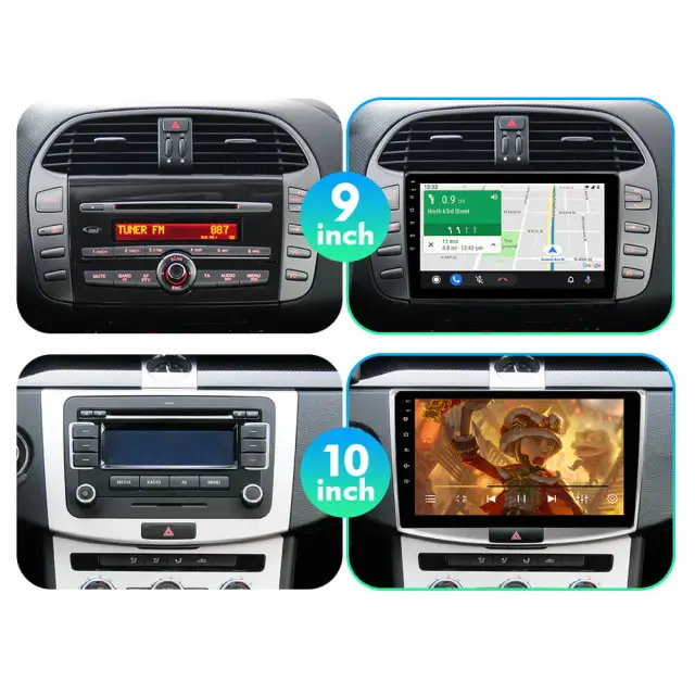 T68B 9inch 10inch 13.1inch RDS Universal Car Multimedia Player Android ...
