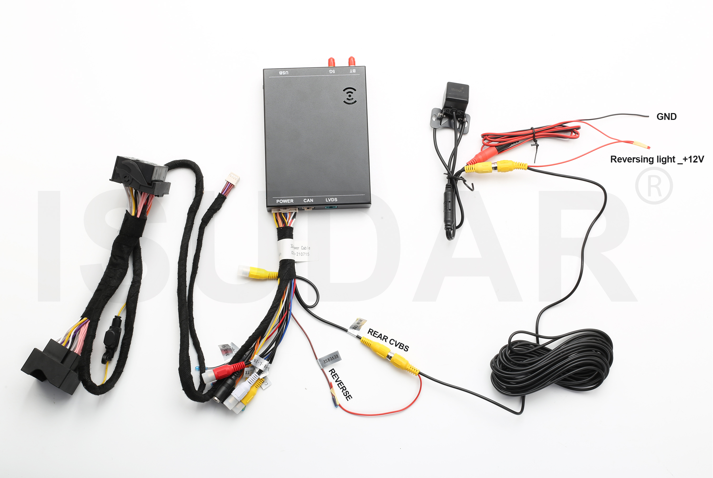 How to connect aftermarket rear view camera to Carplay Module
