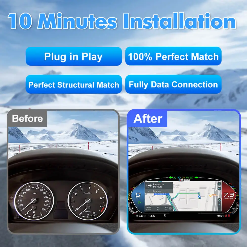bmw speedometer display