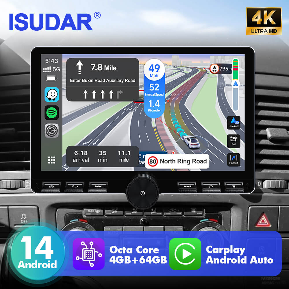 10inch Android 14/Android 13 Button Car Radio For Volkswagen VW ...
