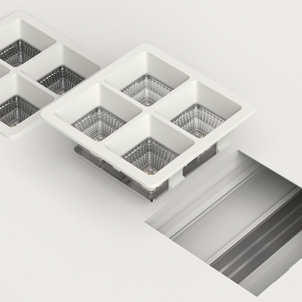 Apollo LED modular panel light low glare led panel UGR