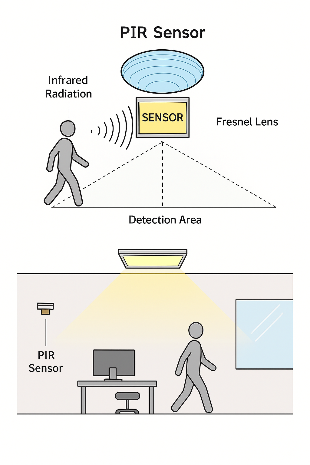 The Role of PIR Sensors in Modern Office & commicial LED Lighting