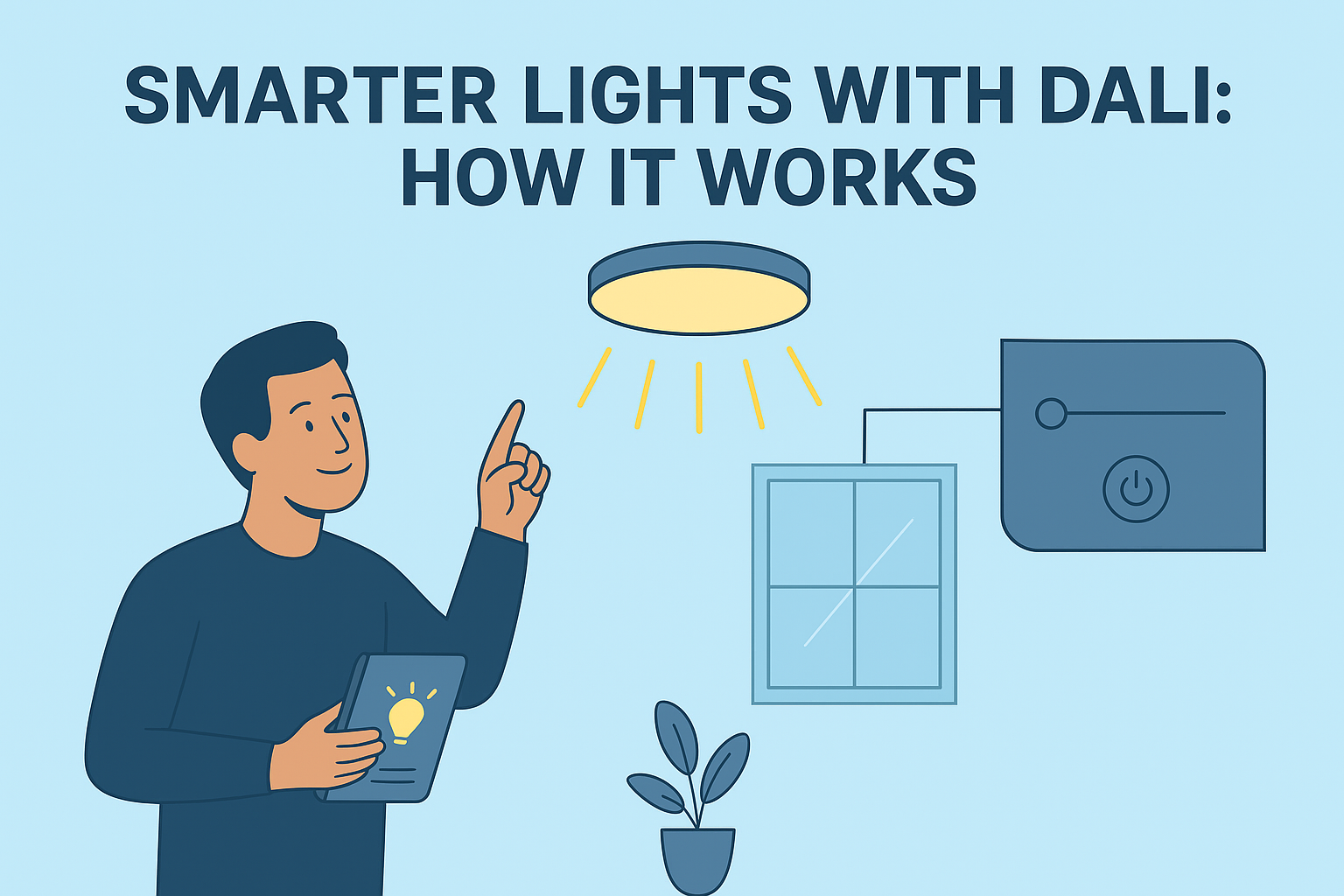 How Does the DALI System Control Lights?