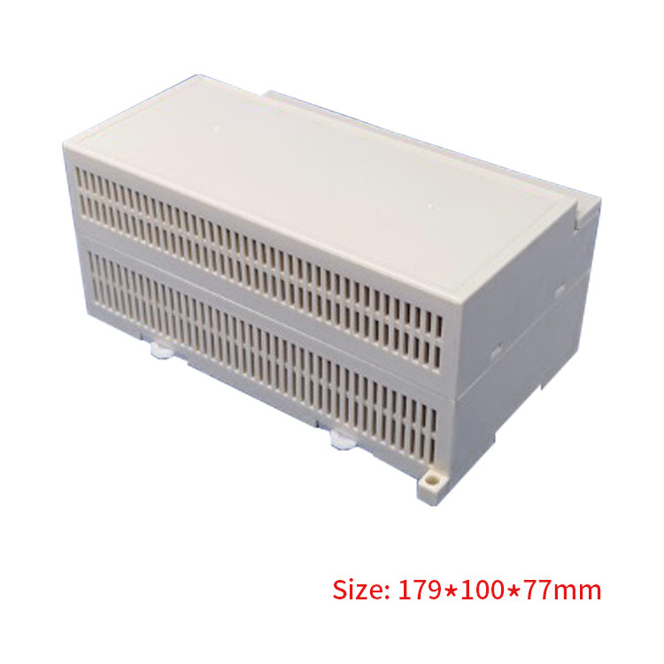 Wall Mount Din Rail Box Enclosure Plastic Electronics Instrument ...