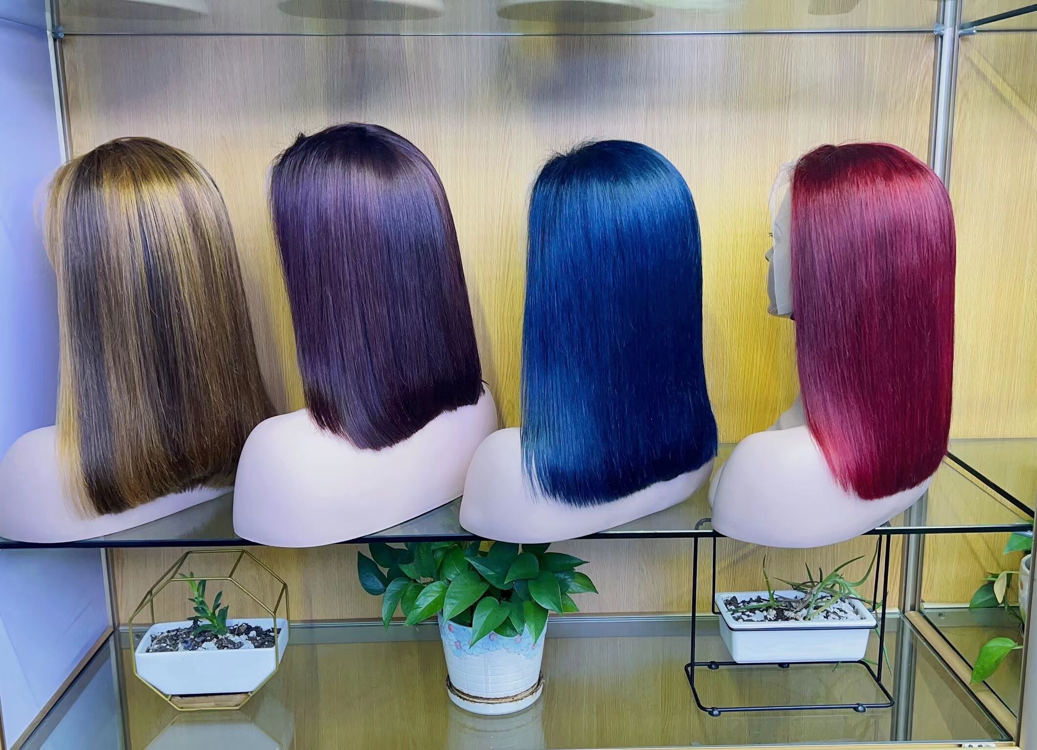 Mocha Hair 13*4 Lace Front BOBO Wig 100% Natural Brazilian Remy ...