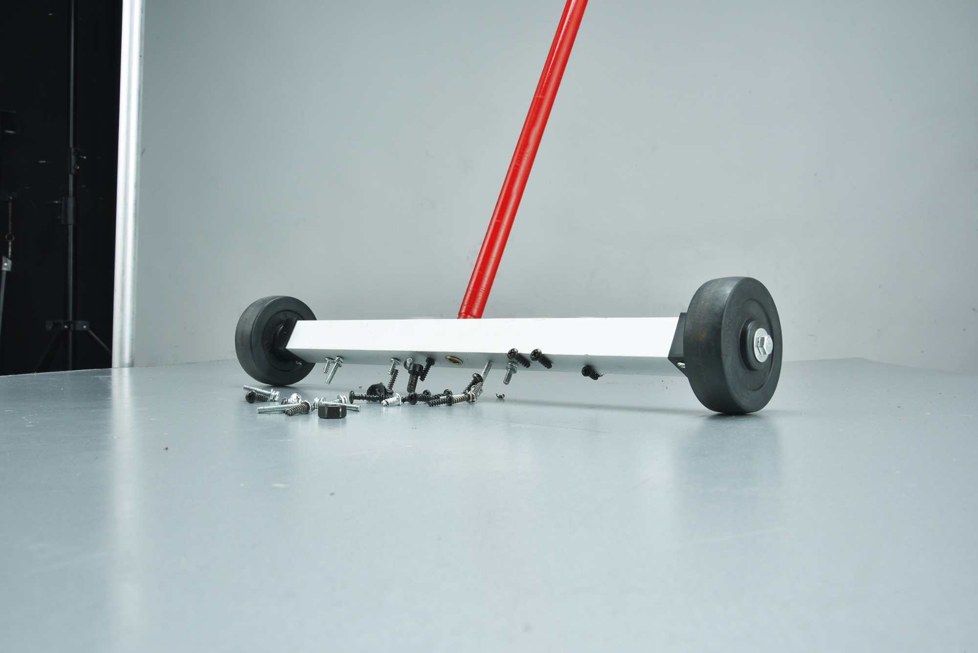 3" wheels roll easily over your shop floor or parking lot to pick up ...