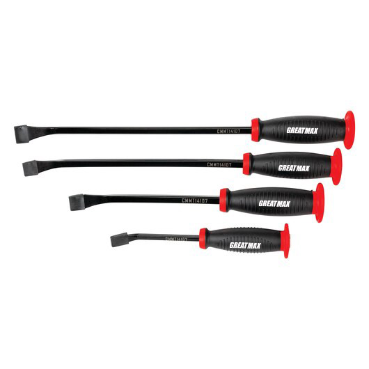 Pry Bar Set with Strike Cap Handle-4pcs,Body Tools