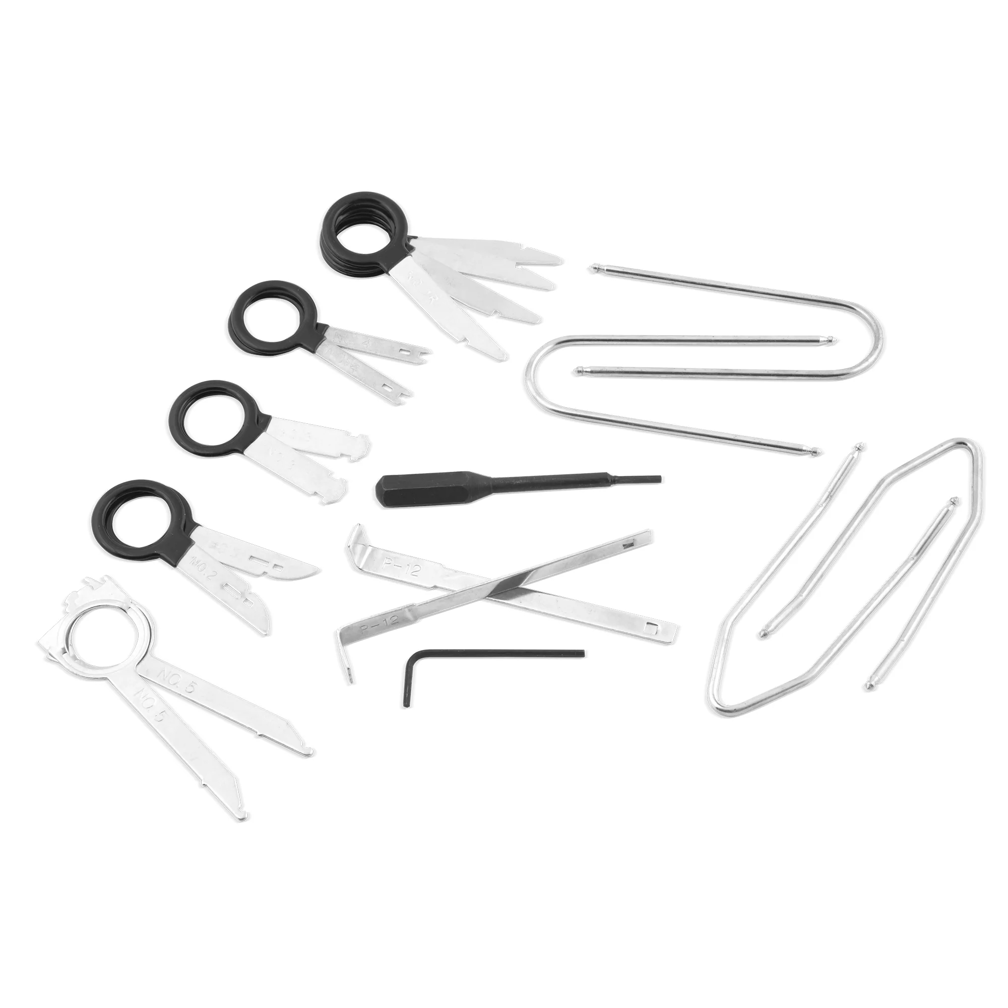 Automotive Audio Stereo CD Player Radio Removal Keys Tool Kit 20PCS ...