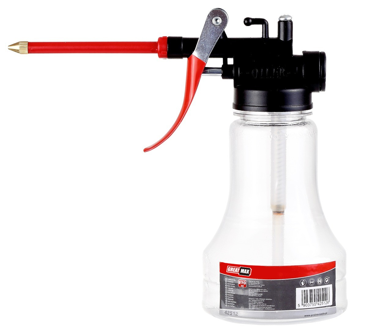 Plastic Pressure Oil Can 250lml/350ml,Lubrication Tools