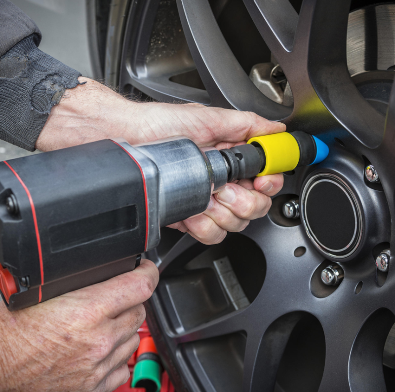 4 Pcs Flip Dual Size Impact Socket Set,Socket & Wrench